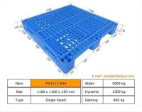 China Nine-Foot Stackable Plastic Pallet 100x120x15 cm - Industrial Grade with SGS/FDA/ISO9001 Certification for sale