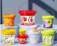 China Jieming Food Grade Buckets 1L-5L BPA Free Stackable Reusable Pails for sale