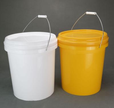 Cina Barattolo rotondo in plastica o metallo da 5 galloni con manico e guarnizione in vendita