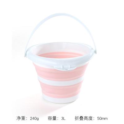 China Collapsible 10L Foldable Plastic Bucket Space-Saving Design for Camping Car Wash Outdoor Adventures for sale