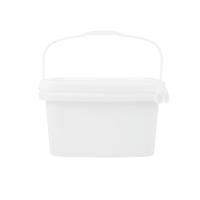 China 1.2 kg Square Plastic Container 100% Raw PP Material 2L Capacity Durable Stackable Bucket for sale