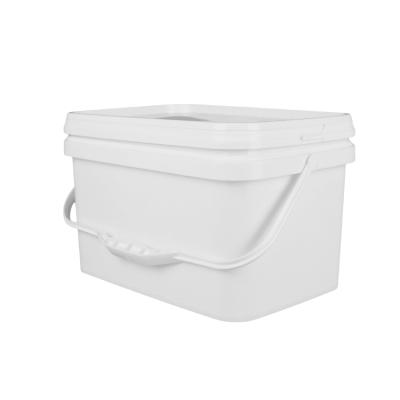 중국 장난감용 사각 플라스틱 양동이 손잡이 포함 및 식품 등급 인증 판매용