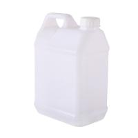China 2.5L Flat Liquid Bottle 80OZ Industrial Storage Container with Double Seal for sale