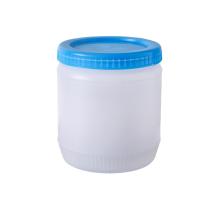 China 500ml HDPE Wide Mouth Paint Bottle Empty Glue Container with Screw Cap for sale