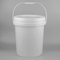 China Clear 5 Gallon Plastic Buckets with Lids - 29cm Diameter × 38cm Height, Leak-Proof Design for Food, Powder, Paint & Liquid Storage for sale