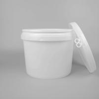 China Red Plastic Paint Bucket with Lid - 1L to 20L Capacity Options, Heat Resistant & Leakproof Design for sale