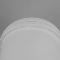 China Jieming Red Plastic Frost Resistant Paint Bucket 20L Leakproof Round for sale