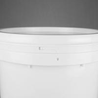 China 11.5 Inch Diameter White 5 Gallon Plastic Buckets with Handle for sale