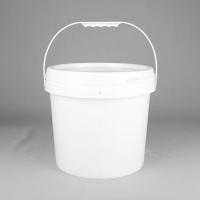 China UV Resistant Plastic Paint Bucket 1L to 20L with Pouring Spout for sale