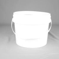 China 5L PP/HDPE Plastic Food Bucket with Handle Food Grade Storage Container for sale