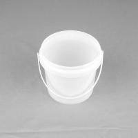 China SGS Certified 1 Liter Clear Plastic Bucket with Lid - 12cm Diameter Food Storage Container for Multiple Applications for sale