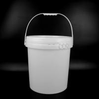 China Round 11.5 Inch Diameter 5 Gallon Plastic Pail 15.5 Inch Height 20 Liter for sale