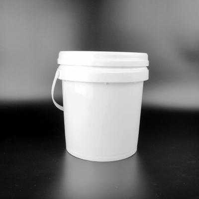 China Seal Lid Round Plastic Bucket With 1L,2L,3L,4L,5L,10L,20L Capacity for sale