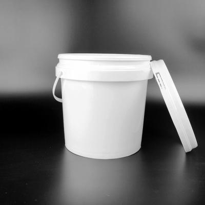 China 3L Small Food Grade PP Plastic Storage Buckets With Lids Ice Cream Busket for sale