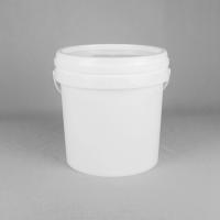 China ronda 8L envases de plástico de 2 galones con las tapas, cubos plásticos de dos galones en venta