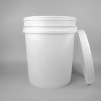 China 5 Gallon 20L Stackable Plastic Buckets with UV Resistant Snap-On Lid for sale