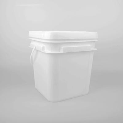 Cina Bottile di plastica quadrata resistente a sostanze chimiche con maniglia per vernici e prodotti chimici in vendita