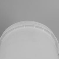 China 10L Transparent Plastic Bucket with Lid - 25cm Diameter Food Grade PP Container for OEM Manufacturing for sale