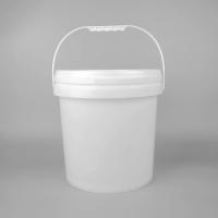 China 10L Transparent Plastic Bucket with Lid - 25cm Diameter Food Grade PP Container for OEM Manufacturing for sale