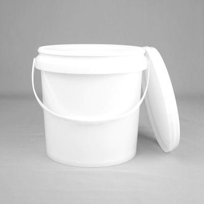 China Food Safe 1L 33oz Small Black Plastic Buckets For Ice Cream for sale
