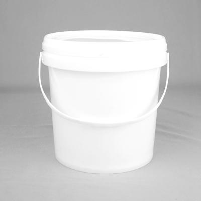 China Food Safe 1L 33oz Small Black Plastic Buckets For Ice Cream for sale