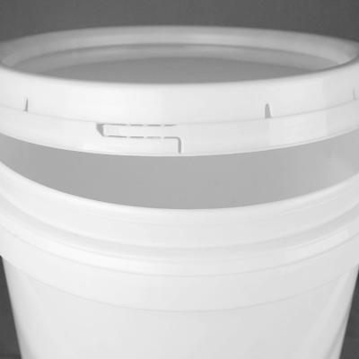 China White Reusable 5 Gallon Plastic Buckets Empty 5 Gallon Buckets With Lids for sale