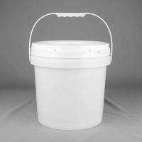 China Customized 10L Food Grade Plastic Bucket with Lid PP Paint Pail Container for sale