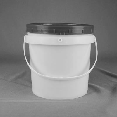 China Milk Pakaging Leak Proof  5L Plastic Bucket 1 Gallon Pail With Lid for sale