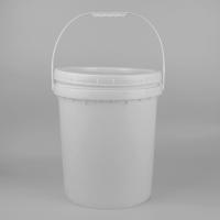 China 18L Food Grade PP Plastic Storage Bucket with OEM Service for Yogurt Milk for sale