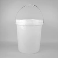 China Food Grade PP Transparent Plastic Bucket 1L to 20L Heat Transfer Printing for sale