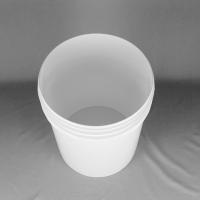 China 20L Plastic White Round Paint Bucket 5 Gallon PP PE Container for sale