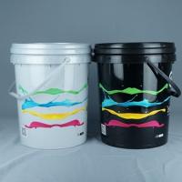 China 20L HDPE PP Lubricant Bucket Square Round Rectangle Industrial Oil Container for sale