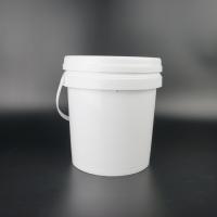 China Virgin PP Plastic Paint Bucket 1 Gallon with Handle Empty Multi Purpose for sale