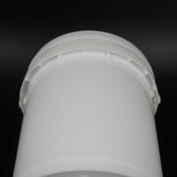 China Virgin PP Plastic Paint Bucket 1 Gallon with Handle Empty Multi Purpose for sale