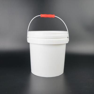 Categoría alimenticia Pail Bucket White Round plástica 3 litros