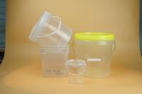 China Food Grade Clear Plastic Bucket Customized Sizes & Thickness for sale