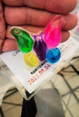 China Echte 3D-pods wateroplosbare film voor machineverpakkingen waspods 76um for sale