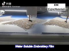 Solubility Water Soluble Dissolvable Embroidery Film for 100m-1000m Length