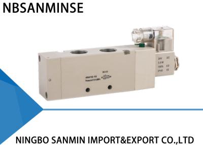 China Single / Double Coil Solenoid Valve , Pneumatic Air Valve 4N400 4V400 Series for sale