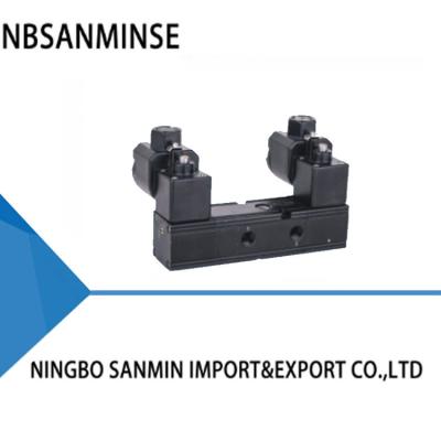 China Valva de solenoide pneumática de 3 posições à prova de explosão NBR Selo 0,15 - 0,8Mpa DC24V 3,5W à venda