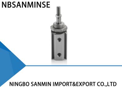 China Rubber Bumper Single Rod Pin Air Pneumatic Cylinder With Thread / Without Thread for sale