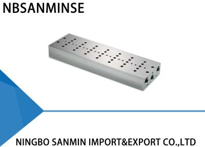 China ISO Pneumatic Solenoid Valve Manifold Assembly for Airtac Festo Parker CKD  SMC  Valve Combination Base for sale