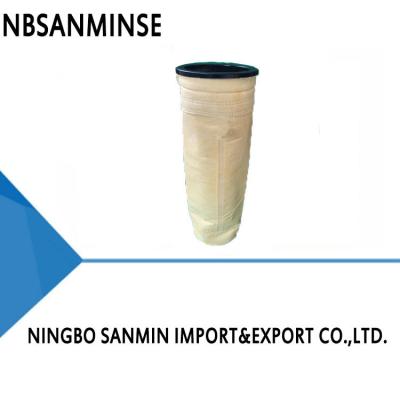 Chine Sac à poussière en feutre d'aiguille à température normale 700g/M2 filtre à Air étanche à la poussière sacs filtrants à manches à vendre