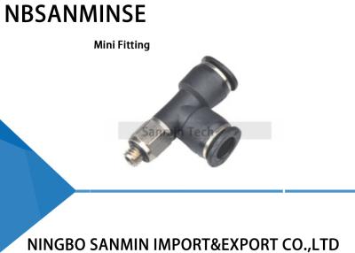 China PD - C Compact One Touch Fitting Mini Fittings Pneumatic Parts Male Run Tee Fitting Air Compressor Parts Sanmin for sale