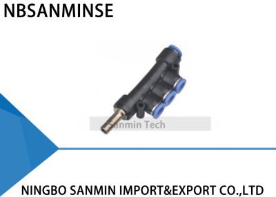China PKJ 5 Way Pneumatic Push In Fittings Hose Reducer Air Quick Jointer Union Connector Sanmin for sale