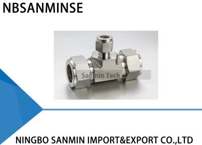 China RUT Union Tee Stainless Steel SS316L Plumbing Fitting Pneumatic Air Fitting High Quality Sanmin for sale