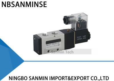 중국 1/4의 3/8의 1/2 전기 압축 공기를 넣은 솔레노이드 벨브 NBSANMINSE PU520 항공 관제 벨브 판매용
