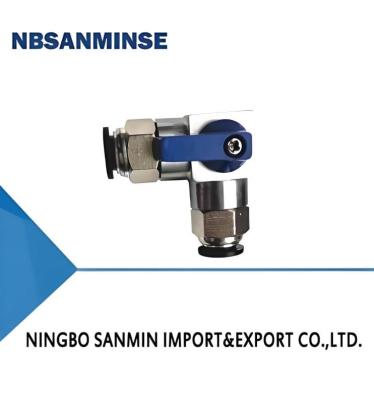 China Mini Ball High Pressure Pneumatic Solenoid Valve 1000PSI / PN63 for sale