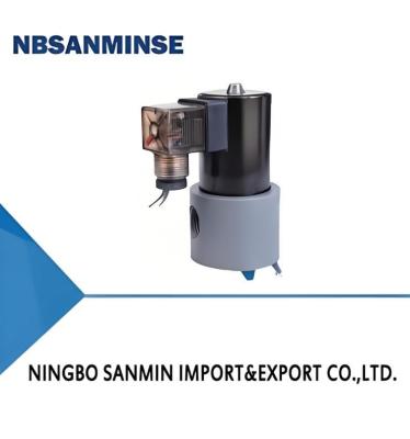 Cina Elettrovalvola a solenoide PP/PPH/PVC/PTFE per lavorazione minerali e metalli con colonna d'acqua da 0 a 1 m e temperatura ambiente max. +60℃ in vendita