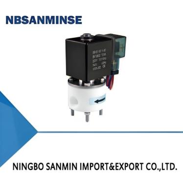 Cina PTFE Solenoid Valve with Max.+60°C Ambient Temperature 5°C~150°C Medium Temperature and M8×1 G1/8 M6 1/4UNF-28 Linkage in vendita